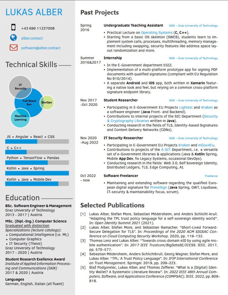 Lukas Alber - Software Developer - Freelancer